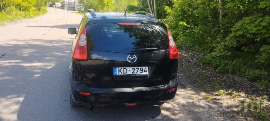 Melns Mazda 5 2006 Rīga, ar dzinēja tilpumu 2.00 L un nobraukumu 341 tūkst. km par 650 €, foto 4 vietnē AUTOMOTO.COM.LV
