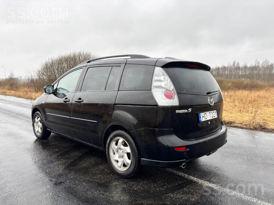 Melns Mazda 5 2006 Ogre, ar dzinēja tilpumu 2.00 L un nobraukumu 388 tūkst. km par 1400 €, foto 4 vietnē AUTOMOTO.COM.LV