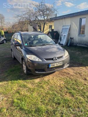 Melns Mazda 5 2006 Rīga, ar dzinēja tilpumu 2.00 L un nobraukumu 197 tūkst. km par 1690 €, foto  vietnē AUTOMOTO.COM.LV
