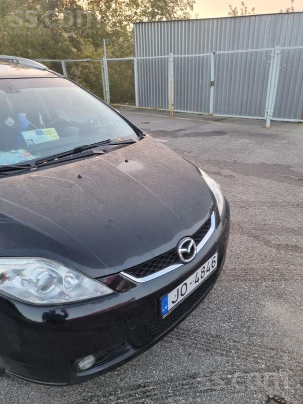 Black Mazda 5 2006 in Daugavpils, with an engine capacity of 2.00 L and mileage of 363 thousand km for 1300 €, photo 3 on AUTOMOTO.COM.LV