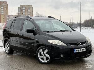 Melns Mazda 5 2007 Kauņa, ar dzinēja tilpumu 2.00 L un nobraukumu 375 tūkst. km par 1750 €, foto  vietnē AUTOMOTO.COM.LV