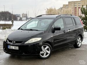 Black Mazda 5 2007 in Kaunas, with an engine capacity of 2.00 L and mileage of 375 thousand km for 1750 €, photo 2 on AUTOMOTO.COM.LV