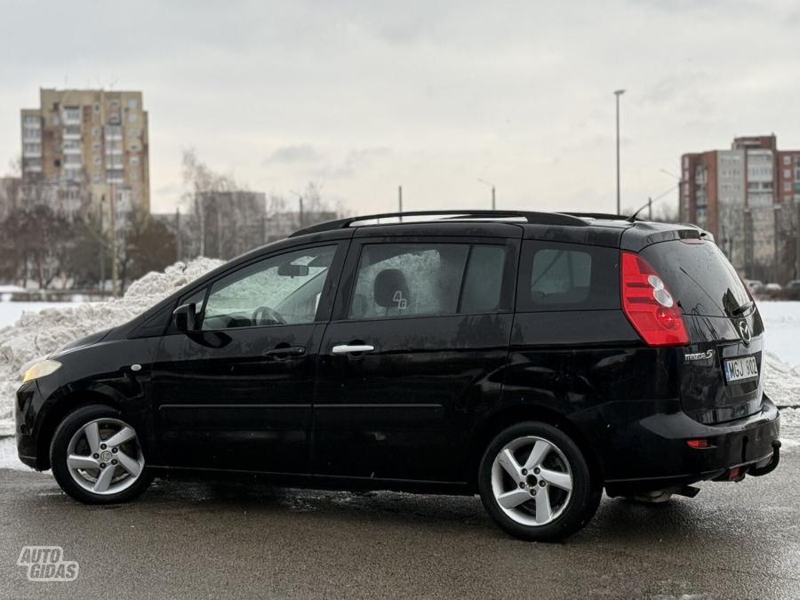 Black Mazda 5 2007 in Kaunas, with an engine capacity of 2.00 L and mileage of 375 thousand km for 1750 €, photo 3 on AUTOMOTO.COM.LV