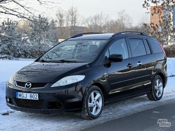Black Mazda 5 2007 in Kaunas, with an engine capacity of 2.00 L and mileage of 374 thousand km for 1500 €, photo 5 on AUTOMOTO.COM.LV