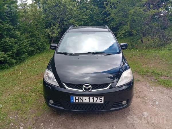 Черный Мазда 5 2007 в Мадона, объемом двигателя 2.00 л и пробегом 255 тыс. км за 1200 €, фото 1 на AUTOMOTO.COM.LV
