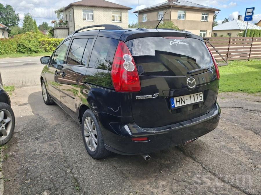 Melns Mazda 5 2007 Valmiera, ar dzinēja tilpumu 2.00 L un nobraukumu 250 tūkst. km par 1650 €, foto 5 vietnē AUTOMOTO.COM.LV