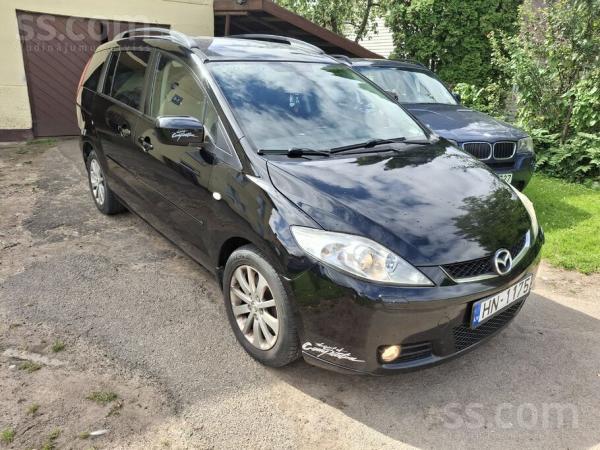 Черный Мазда 5 2007 в Валмиера, объемом двигателя 2.00 л и пробегом 250 тыс. км за 1650 €, фото 2 на AUTOMOTO.COM.LV