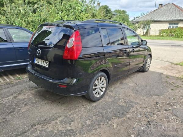 Черный Мазда 5 2007 в Валмиера, объемом двигателя 2.00 л и пробегом 250 тыс. км за 1650 €, фото 3 на AUTOMOTO.COM.LV