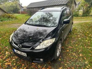 Black Mazda 5 2007 in Liepaja, with an engine capacity of 2.00 L and mileage of 206 thousand km for 1500 €, photo 1 on AUTOMOTO.COM.LV