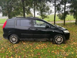 Black Mazda 5 2007 in Liepaja, with an engine capacity of 2.00 L and mileage of 206 thousand km for 1500 €, photo 3 on AUTOMOTO.COM.LV