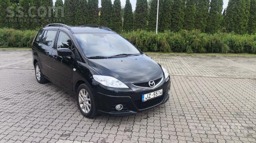 Melns Mazda 5 2008 Jelgava, ar dzinēja tilpumu 2.00 L un nobraukumu 324 tūkst. km par 2150 €, foto 1 vietnē AUTOMOTO.COM.LV