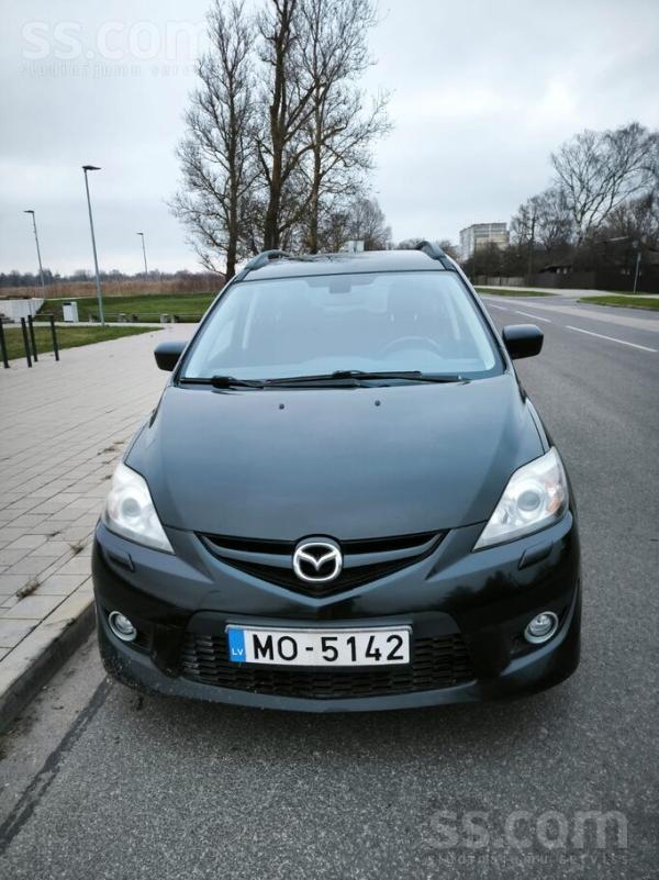 Melns Mazda 5 2008 Rīga, ar dzinēja tilpumu 2.00 L un nobraukumu 170 tūkst. km par 2200 €, foto 5 vietnē AUTOMOTO.COM.LV