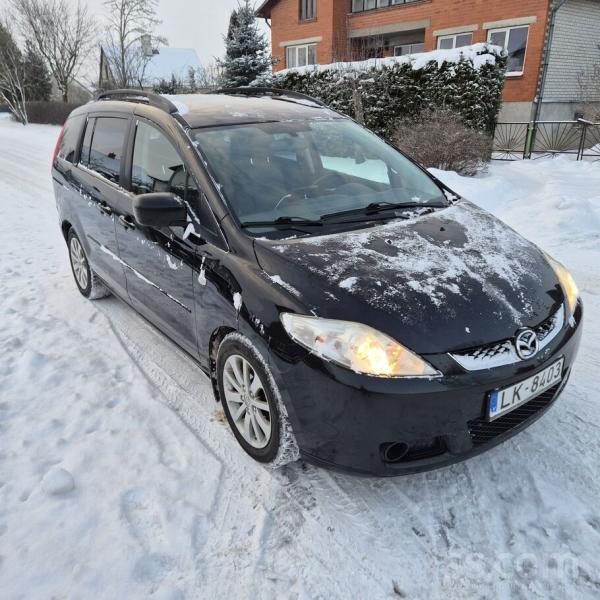 Black Mazda 5 2008 in Bauska, with an engine capacity of 2.00 L and mileage of 416 thousand km for 1500 €, photo 2 on AUTOMOTO.COM.LV