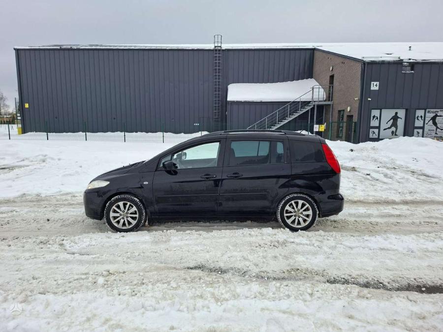 Melns Mazda 5 2008 Šauļi, ar dzinēja tilpumu 2.00 L un nobraukumu 350 tūkst. km par 1499 €, foto 1 vietnē AUTOMOTO.COM.LV
