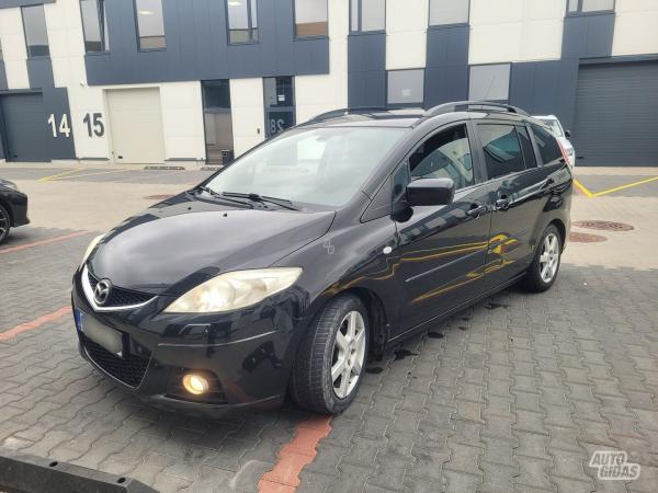 Black Mazda 5 2008 in Vilnius, with an engine capacity of 2.00 L and mileage of 329 thousand km for 1650 €, photo 1 on AUTOMOTO.COM.LV