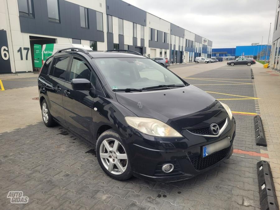 Black Mazda 5 2008 in Vilnius, with an engine capacity of 2.00 L and mileage of 329 thousand km for 1650 €, photo 4 on AUTOMOTO.COM.LV