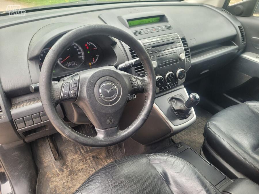 Black Mazda 5 2008 in Vilnius, with an engine capacity of 2.00 L and mileage of 329 thousand km for 1650 €, photo 16 on AUTOMOTO.COM.LV