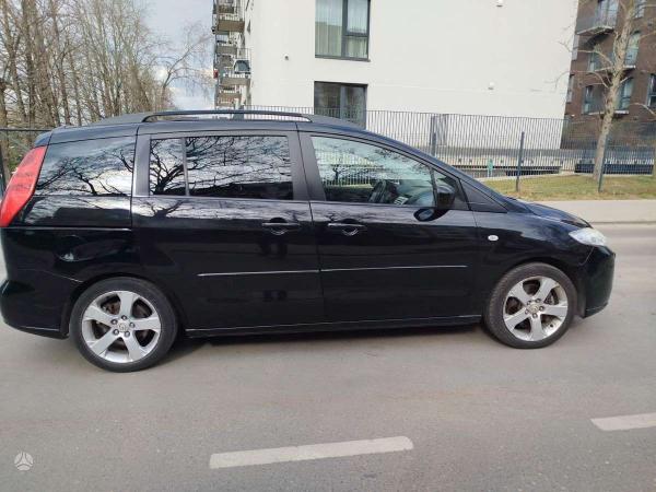 Black Mazda 5 2008 in Vilnius, with an engine capacity of 2.00 L and mileage of 260 thousand km for 1700 €, photo 7 on AUTOMOTO.COM.LV