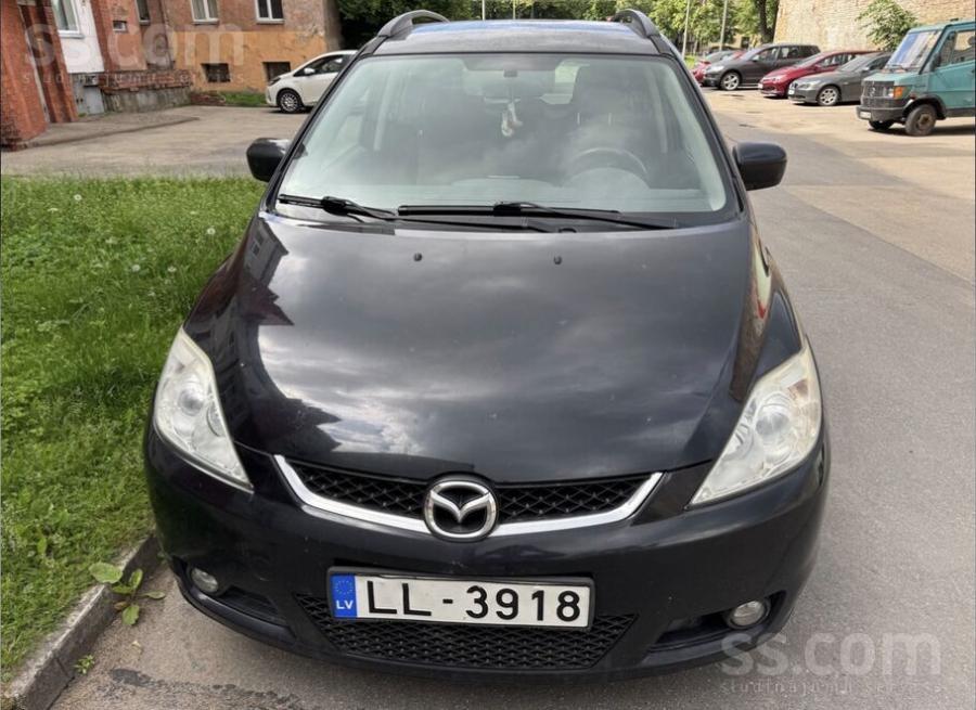 Melns Mazda 5 2008 Rīga, ar dzinēja tilpumu 2.00 L un nobraukumu 364 tūkst. km par 900 €, foto 4 vietnē AUTOMOTO.COM.LV