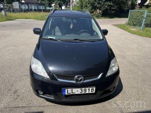 Black Mazda 5 2008 in Riga, with an engine capacity of 2.00 L and mileage of 370 thousand km for 1000 €, photo 1 on AUTOMOTO.COM.LV