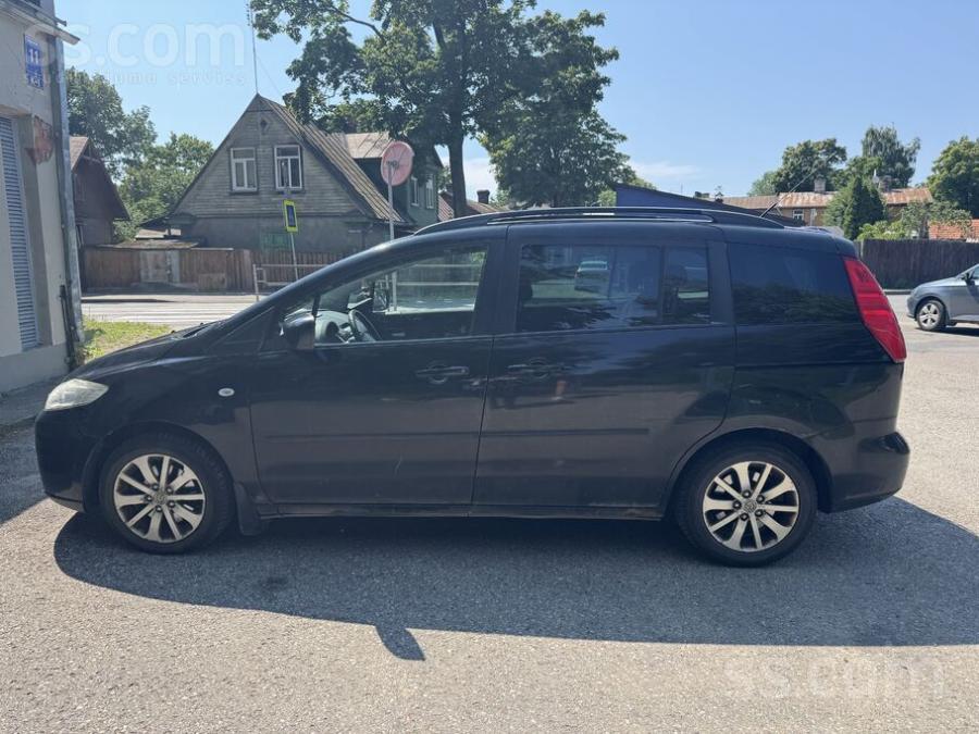 Black Mazda 5 2008 in Riga, with an engine capacity of 2.00 L and mileage of 370 thousand km for 1000 €, photo 3 on AUTOMOTO.COM.LV