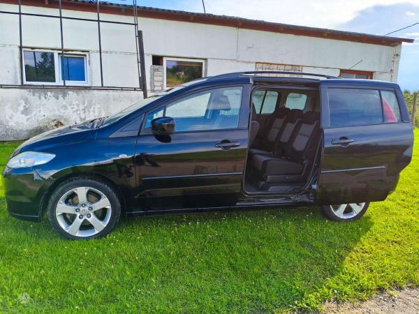 Black Mazda 5 2008 in Pasvalys, with an engine capacity of 2.00 L and mileage of 223 thousand km for 1600 €, photo 6 on AUTOMOTO.COM.LV
