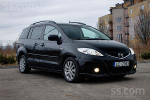 Черный Мазда 5 2008 в Елгава, объемом двигателя 2.00 л и пробегом 302 тыс. км за 2500 €, фото  на AUTOMOTO.COM.LV