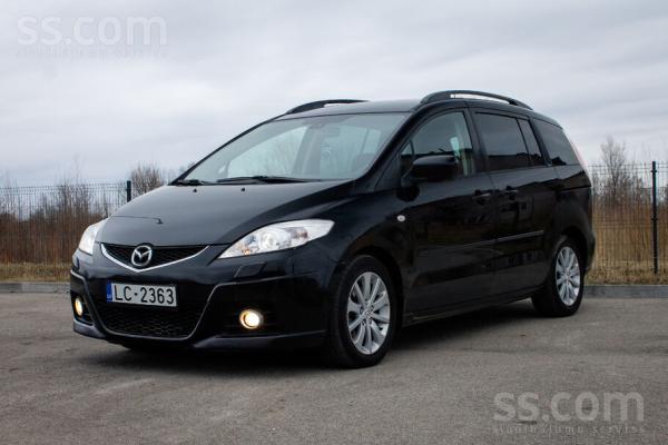Мазда 5 2008 в Елгава на AUTOMOTO.COM.LV Черный Мазда 5 2008 в Елгава, объемом двигателя 2.00 л и пробегом 302 тыс. км за 2500 €, фото 4 на AUTOMOTO.COM.LV