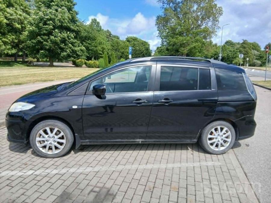 Black Mazda 5 2010 in Liepaja, with an engine capacity of 2.00 L and mileage of 115 thousand km for 2000 €, photo 1 on AUTOMOTO.COM.LV