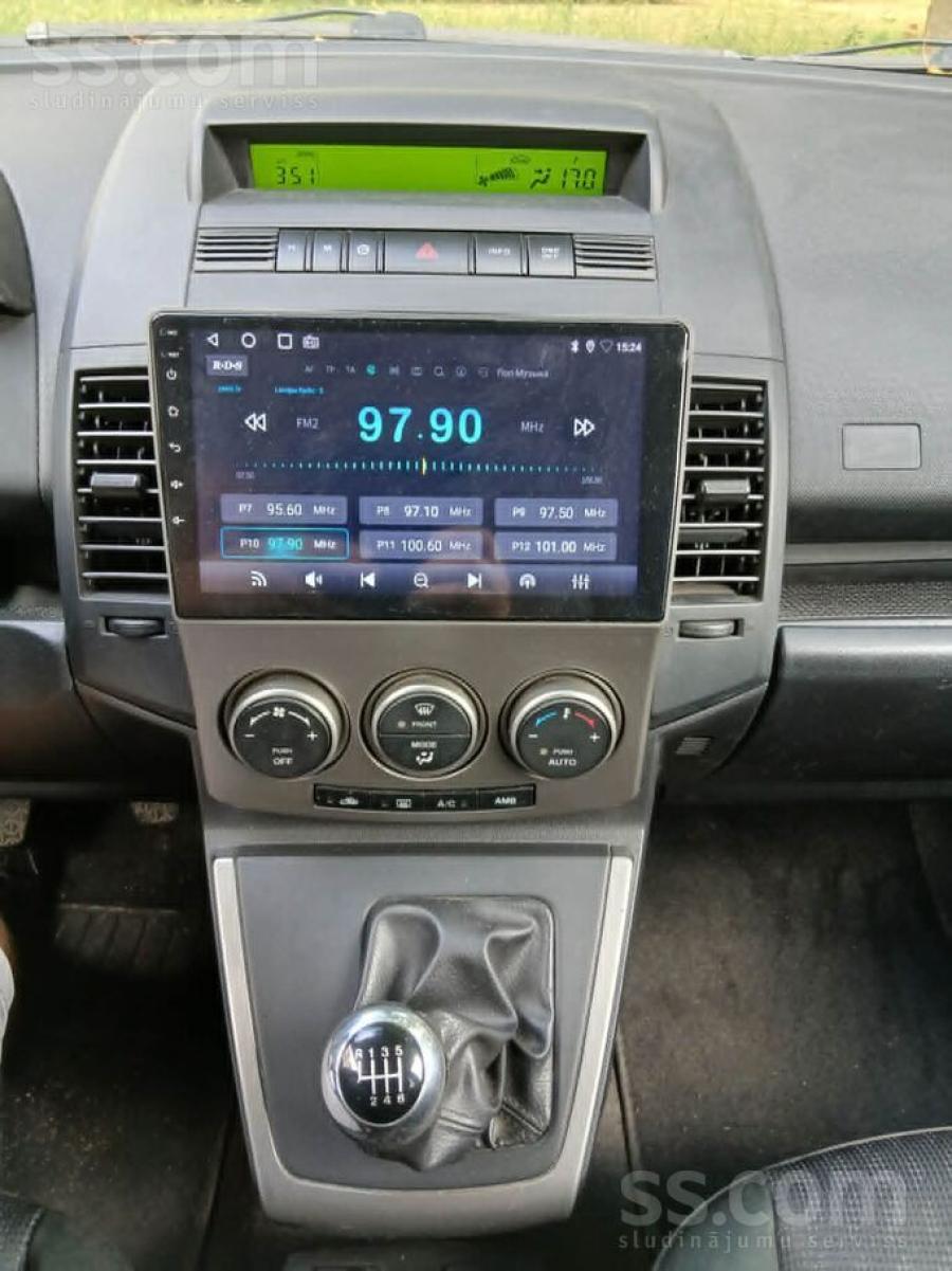 Black Mazda 5 2010 in Liepaja, with an engine capacity of 2.00 L and mileage of 115 thousand km for 2000 €, photo 6 on AUTOMOTO.COM.LV