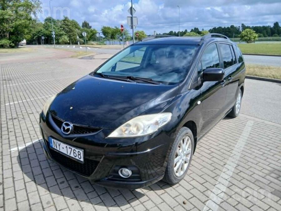 Black Mazda 5 2010 in Liepaja, with an engine capacity of 2.00 L and mileage of 115 thousand km for 2000 €, photo 7 on AUTOMOTO.COM.LV