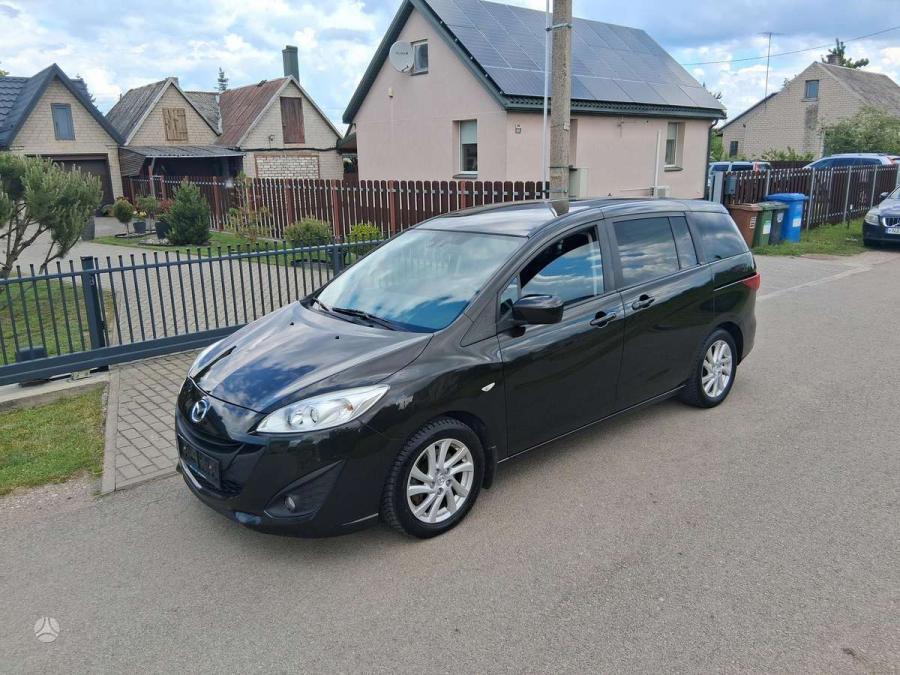 Black Mazda 5 2011 in Marijampole, with an engine capacity of 1.56 L and mileage of 237 thousand km for 3950 €, photo 3 on AUTOMOTO.COM.LV