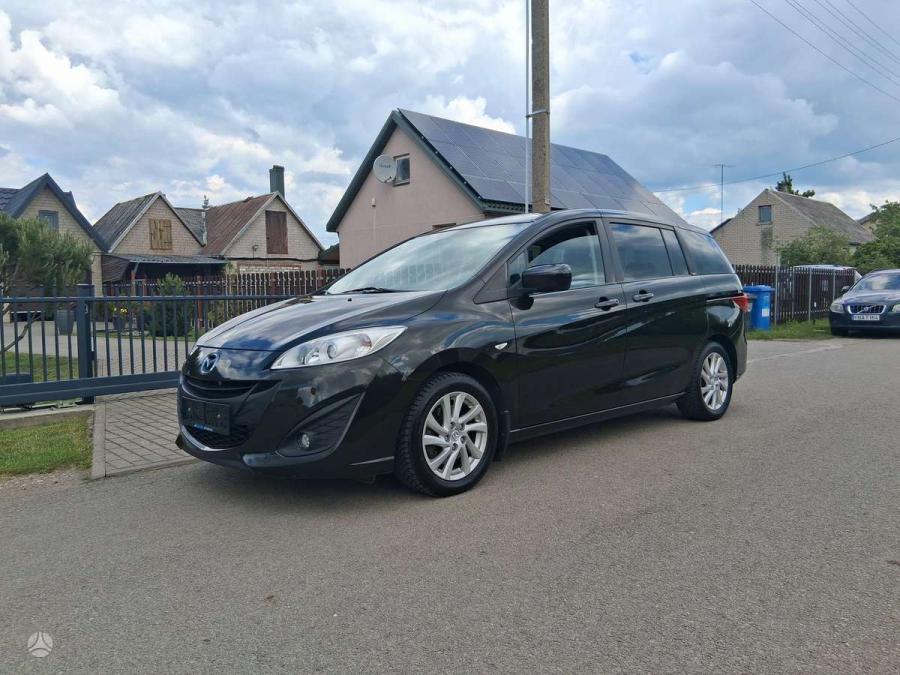 Black Mazda 5 2011 in Marijampole, with an engine capacity of 1.56 L and mileage of 237 thousand km for 3950 €, photo 11 on AUTOMOTO.COM.LV