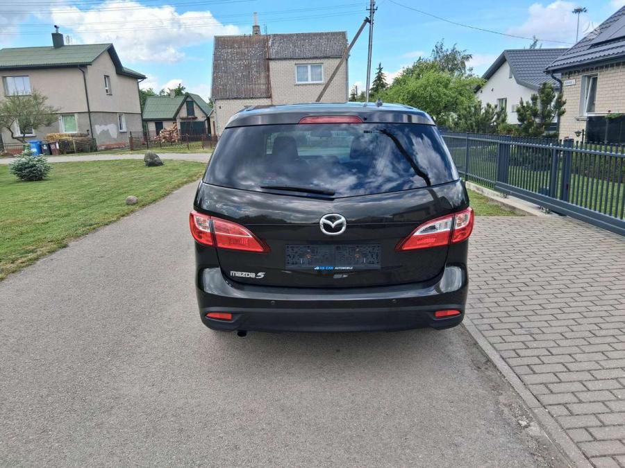 Black Mazda 5 2011 in Marijampole, with an engine capacity of 1.56 L and mileage of 237 thousand km for 3950 €, photo 12 on AUTOMOTO.COM.LV