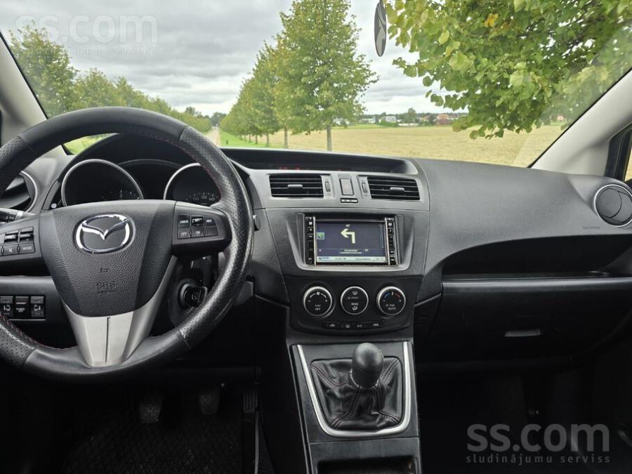 Melns Mazda 5 2011 Rīga, ar dzinēja tilpumu 1.60 L un nobraukumu 249 tūkst. km par 4399 €, foto 12 vietnē AUTOMOTO.COM.LV