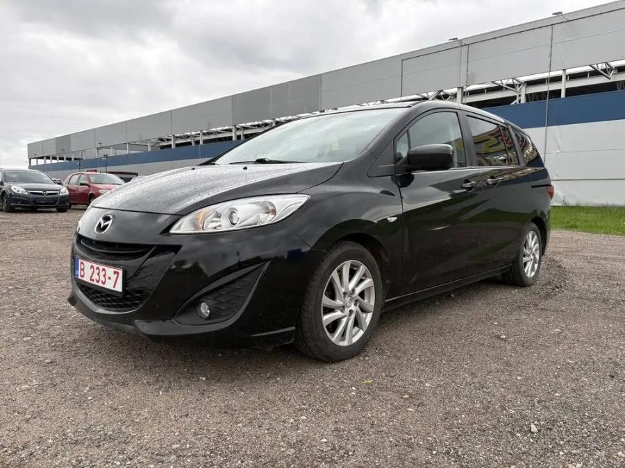 Melns Mazda 5 2012 Daugavpils, ar dzinēja tilpumu 1.60 L un nobraukumu 275 tūkst. km par 3450 €, foto 1 vietnē AUTOMOTO.COM.LV