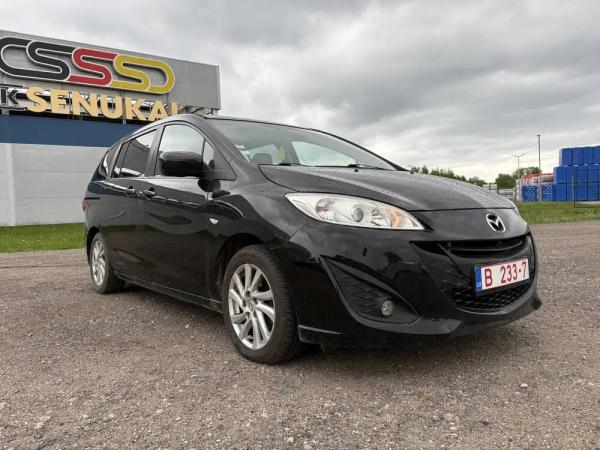 Melns Mazda 5 2012 Daugavpils, ar dzinēja tilpumu 1.60 L un nobraukumu 275 tūkst. km par 3450 €, foto 7 vietnē AUTOMOTO.COM.LV