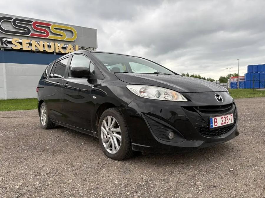 Melns Mazda 5 2012 Daugavpils, ar dzinēja tilpumu 1.60 L un nobraukumu 275 tūkst. km par 3450 €, foto 8 vietnē AUTOMOTO.COM.LV
