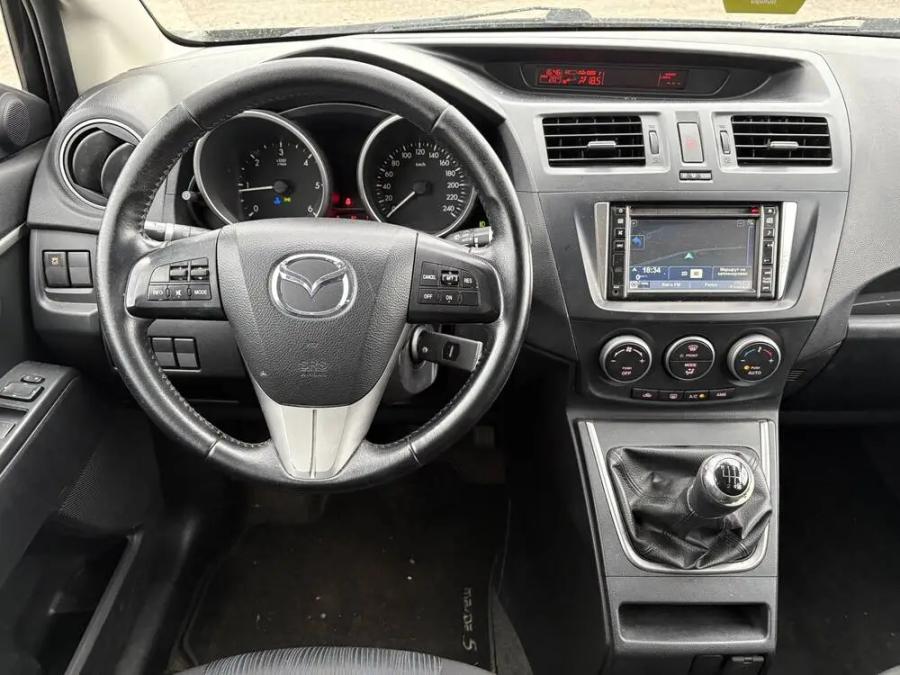Melns Mazda 5 2012 Daugavpils, ar dzinēja tilpumu 1.60 L un nobraukumu 275 tūkst. km par 3450 €, foto 11 vietnē AUTOMOTO.COM.LV
