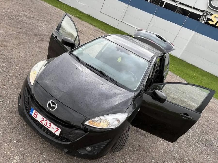 Melns Mazda 5 2012 Daugavpils, ar dzinēja tilpumu 1.60 L un nobraukumu 275 tūkst. km par 3450 €, foto 35 vietnē AUTOMOTO.COM.LV