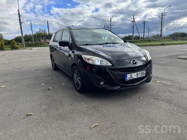 Black Mazda 5 2013 in Riga, with an engine capacity of 1.60 L and mileage of 202 thousand km for 3500 €, photo 1 on AUTOMOTO.COM.LV