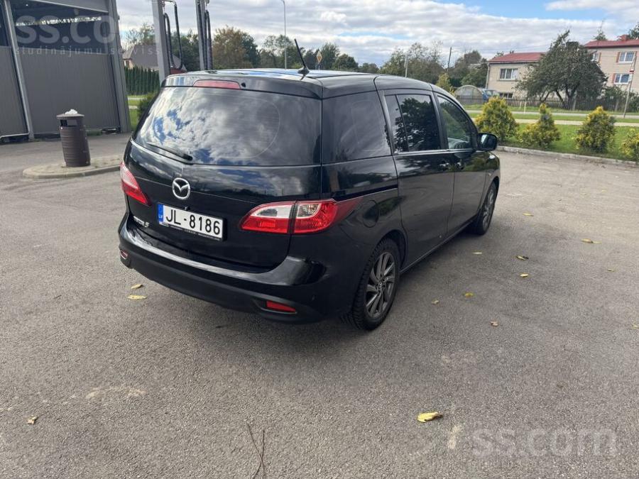 Melns Mazda 5 2013 Rīga, ar dzinēja tilpumu 1.60 L un nobraukumu 202 tūkst. km par 3500 €, foto 6 vietnē AUTOMOTO.COM.LV