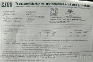 Melns Mazda 5 2013 Rīga, ar dzinēja tilpumu 1.60 L un nobraukumu 202 tūkst. km par 3500 €, foto 7 vietnē AUTOMOTO.COM.LV