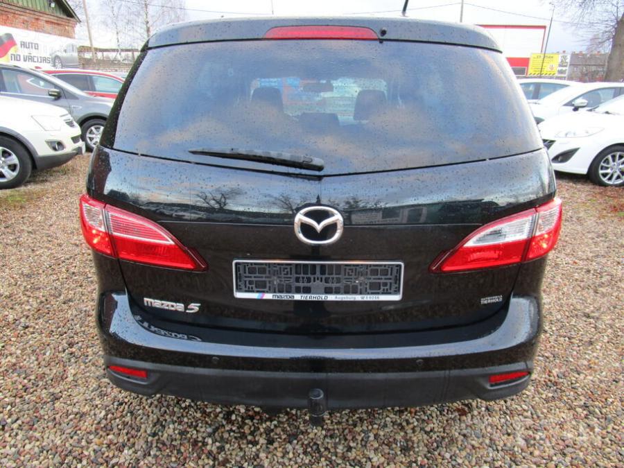 Black Mazda 5 2013 in Daugavpils, with an engine capacity of 1.60 L and mileage of 190 thousand km for 3990 €, photo 6 on AUTOMOTO.COM.LV