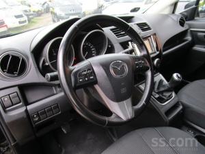 Black Mazda 5 2013 in Daugavpils, with an engine capacity of 1.60 L and mileage of 190 thousand km for 3990 €, photo 12 on AUTOMOTO.COM.LV