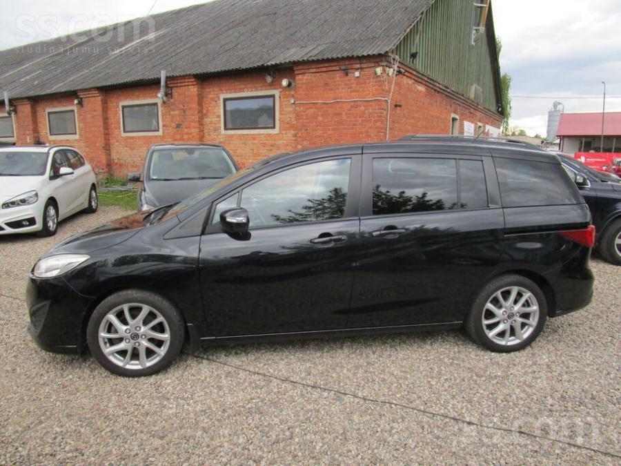 Melns Mazda 5 2013 Daugavpils, ar dzinēja tilpumu 1.60 L un nobraukumu 190 tūkst. km par 3990 €, foto 3 vietnē AUTOMOTO.COM.LV