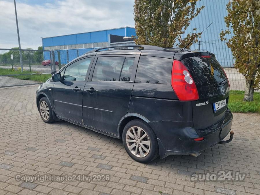 Black Mazda 5 2006 in Kardla, with an engine capacity of 1.80 L and mileage of 142 thousand km for 699 €, photo 4 on AUTOMOTO.COM.LV