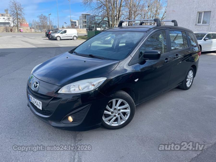 Black Mazda 5 2011 in Tallinn, with an engine capacity of 1.60 L and mileage of 310 thousand km for 2999 €, photo 1 on AUTOMOTO.COM.LV