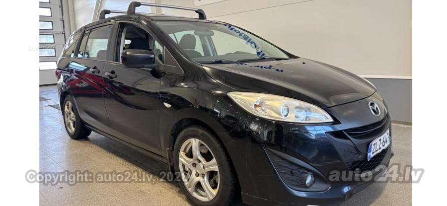Black Mazda 5 2011 in Tallinn, with an engine capacity of 1.60 L and mileage of 310 thousand km for 2999 €, photo 13 on AUTOMOTO.COM.LV