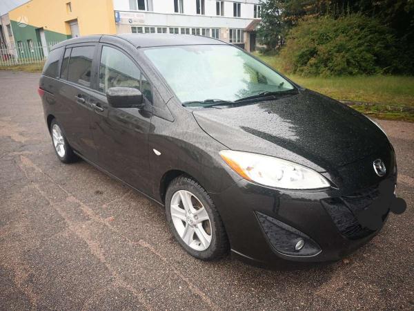 Melns Mazda 5 2011 Tauragė, ar dzinēja tilpumu 1.60 L un nobraukumu 254 tūkst. km par 2900 €, foto 3 vietnē AUTOMOTO.COM.LV